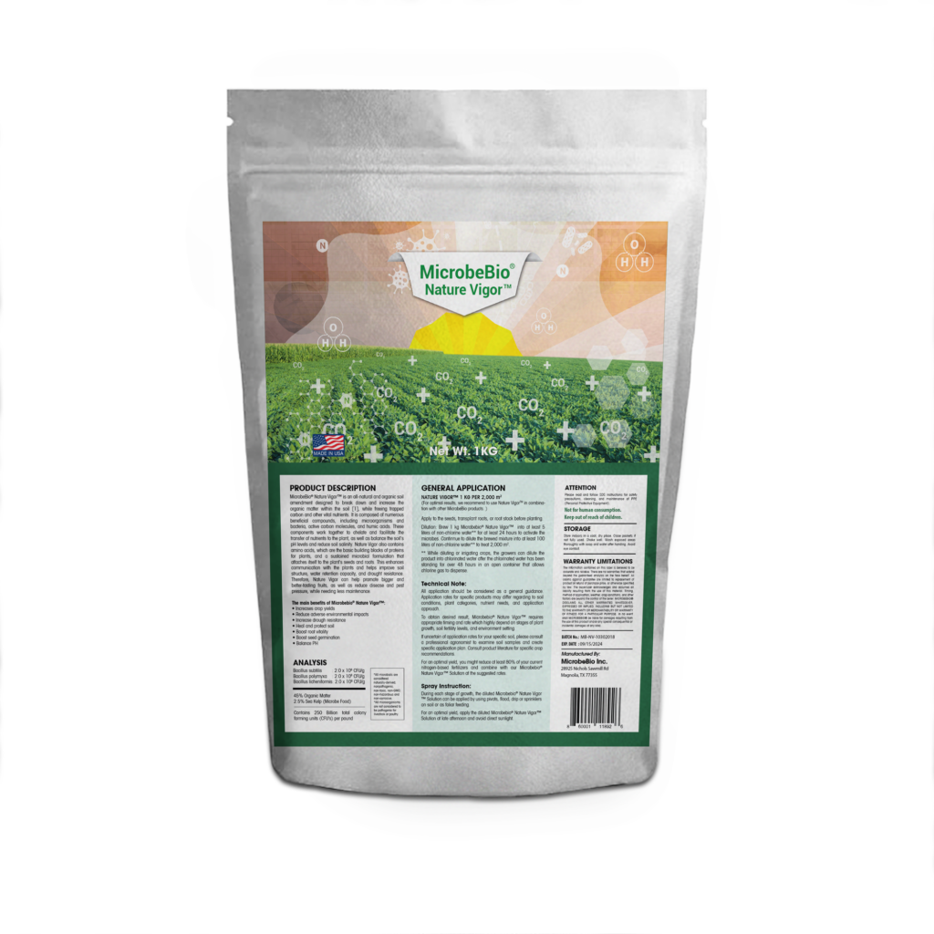 MicrobeBio® Nature Vigor™ Detail - Microbial fertilizer Organic ...